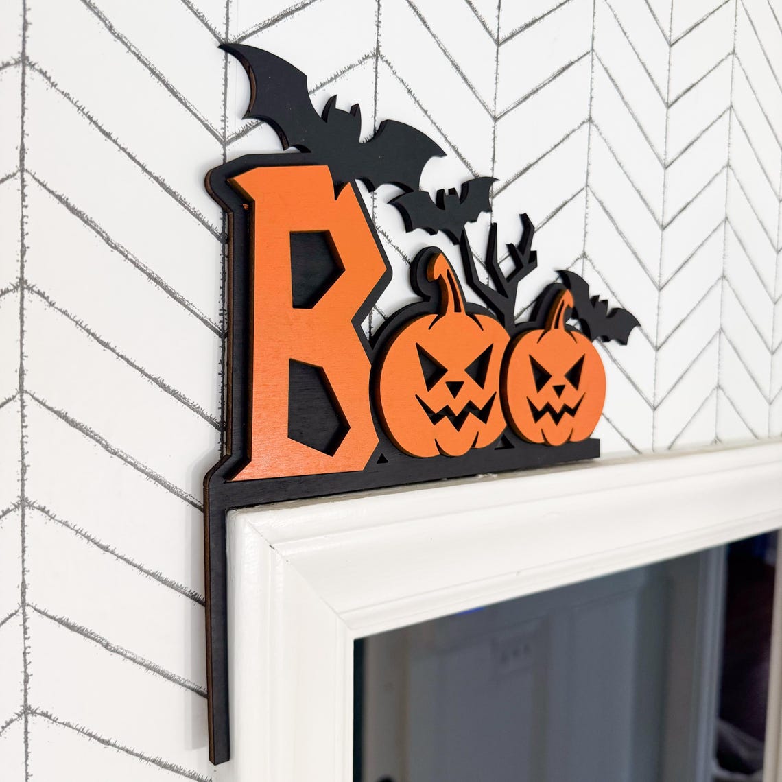 Halloween Door Corner Decor | Halloween Decor | Happy Halloween Door ...