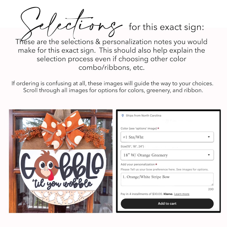 Thanksgiving Door Hanger | Gobble Thanksgiving Door Decor L Front Door ...