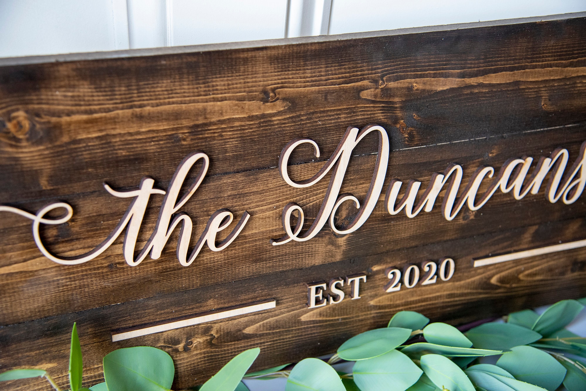 Personalized Last Name Sign Family Name Sign Established - Etsy Canada