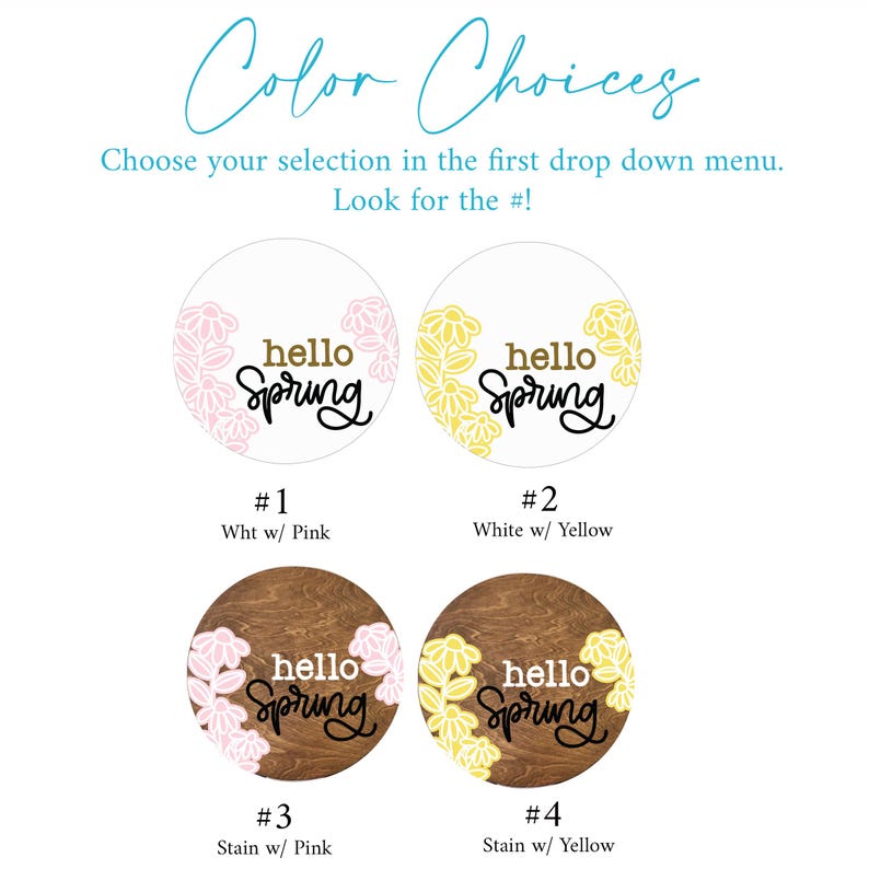 Hello Spring Door Hanger | Front Door Decor With Flowers, Wooden Wreath ...