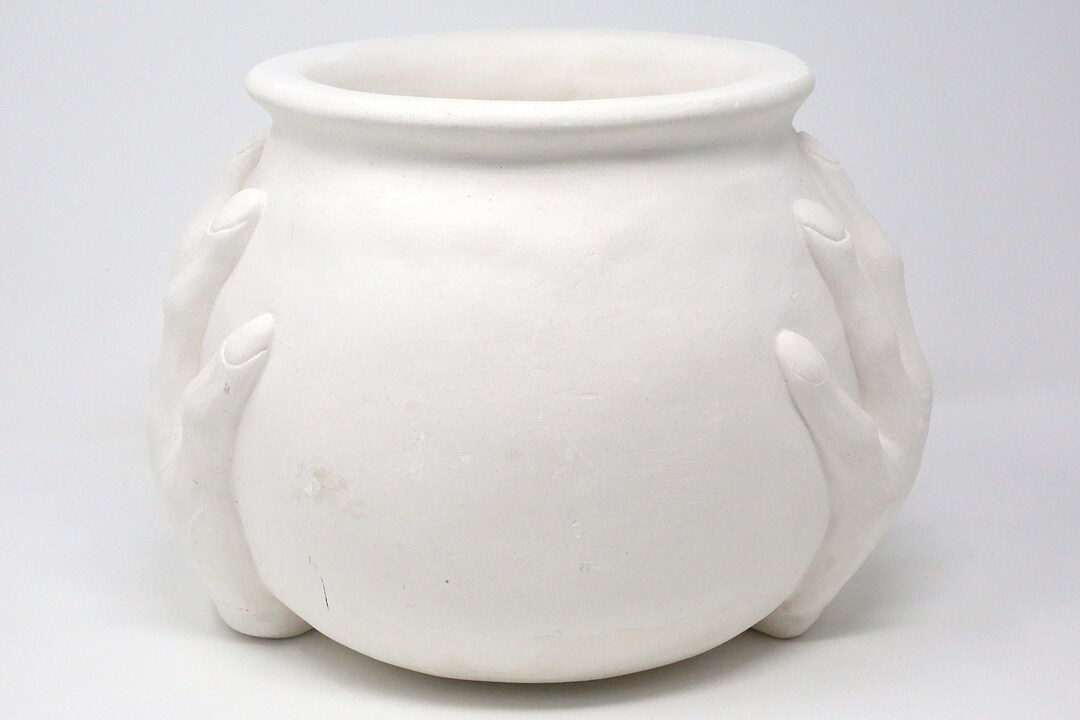 Vintage Ceramic Hands Holding Pot Cachepot - Etsy
