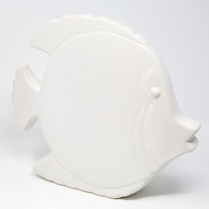 White Ceramic Fish Sculptures - Set of 3 - Etsy