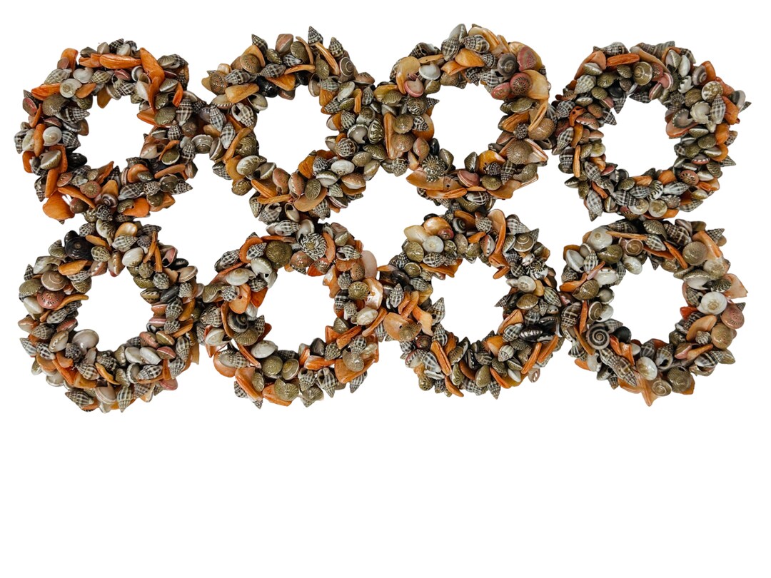 Vintage Small Shell Napkin Rings a Set of 8 - Etsy