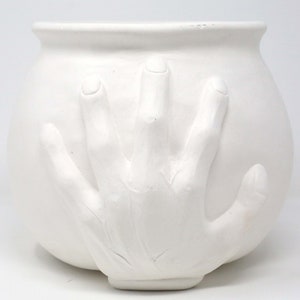 Vintage Ceramic Hands Holding Pot Cachepot - Etsy
