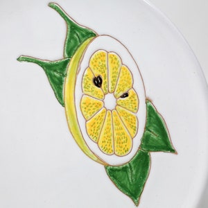 Hand-painted Italian Lemon Salad Plates - Set of 5 - Etsy