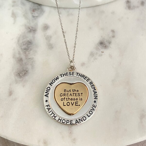 Scripture Necklace - Etsy