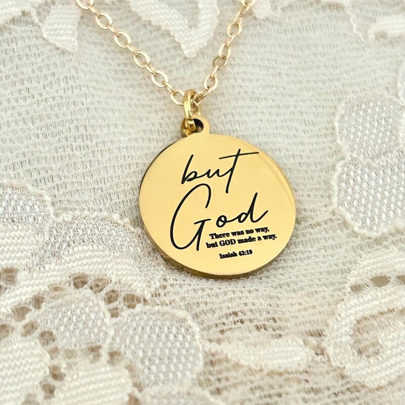 God is Greater Necklace - Etsy