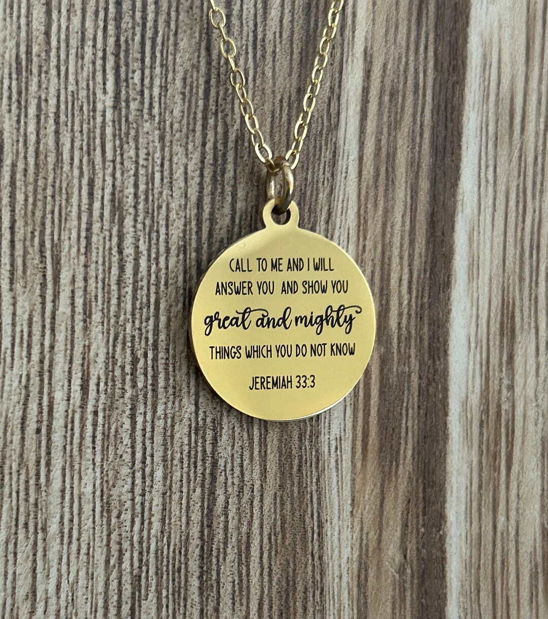 Call to Me and I Will Answer You Jeremiah 33:3 Bible Verse - Etsy