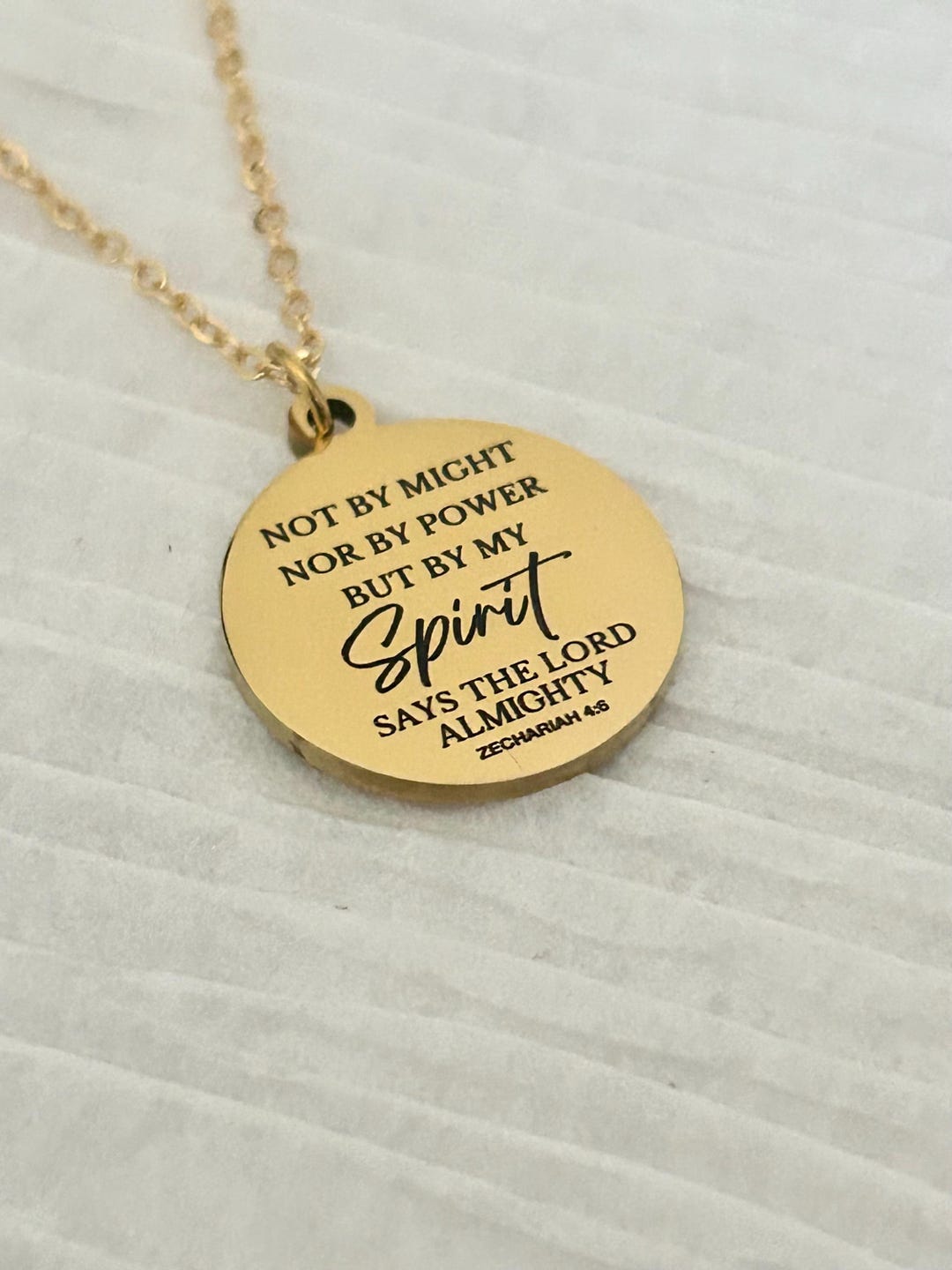Not by Might nor by Power but by My Spirit Says the Lord, Zechariah 4:6 ...