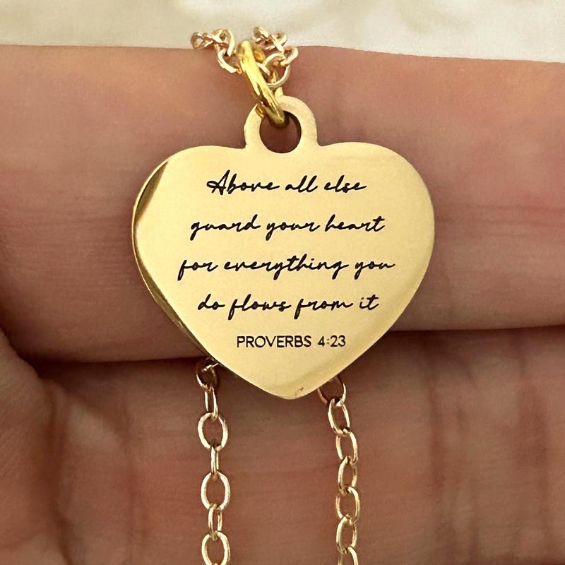 Custom Affirmations Heart - Etsy