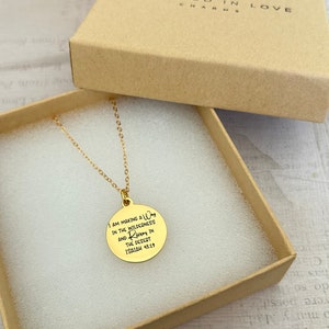 I Am Making a Way in the Wilderness Bible Necklace Isaiah 43:19 ...