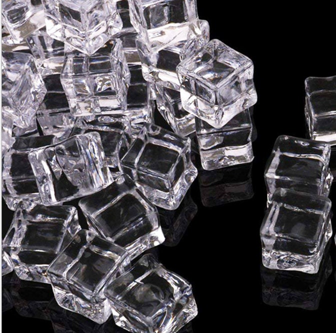 Bulk 20 Pieces Ice Cubes fake Desserts Fake Drinksfake - Etsy