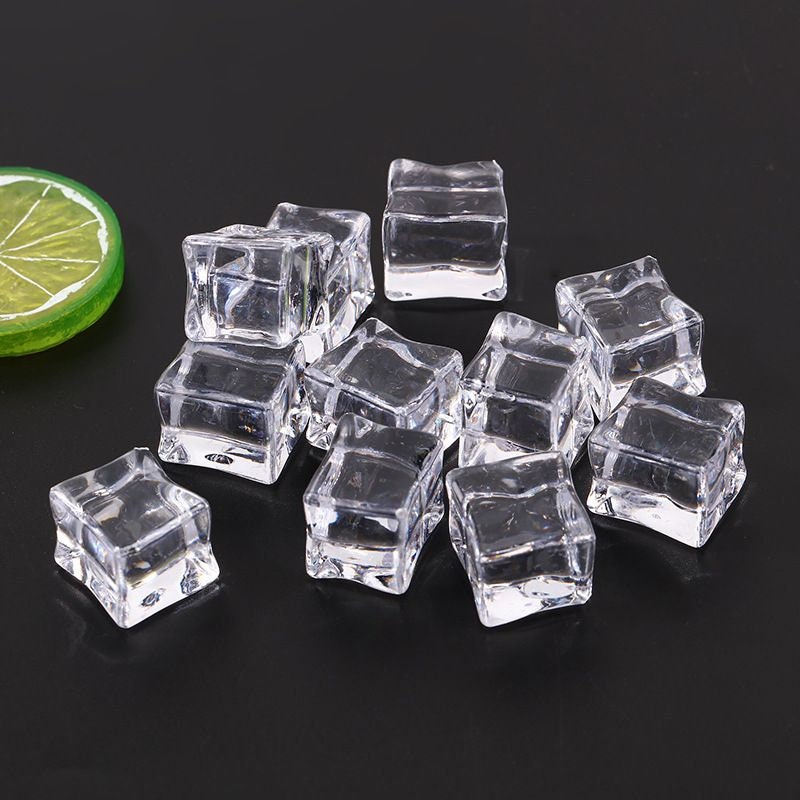 Bulk 20 Pieces Ice Cubes fake Desserts Fake Drinksfake - Etsy