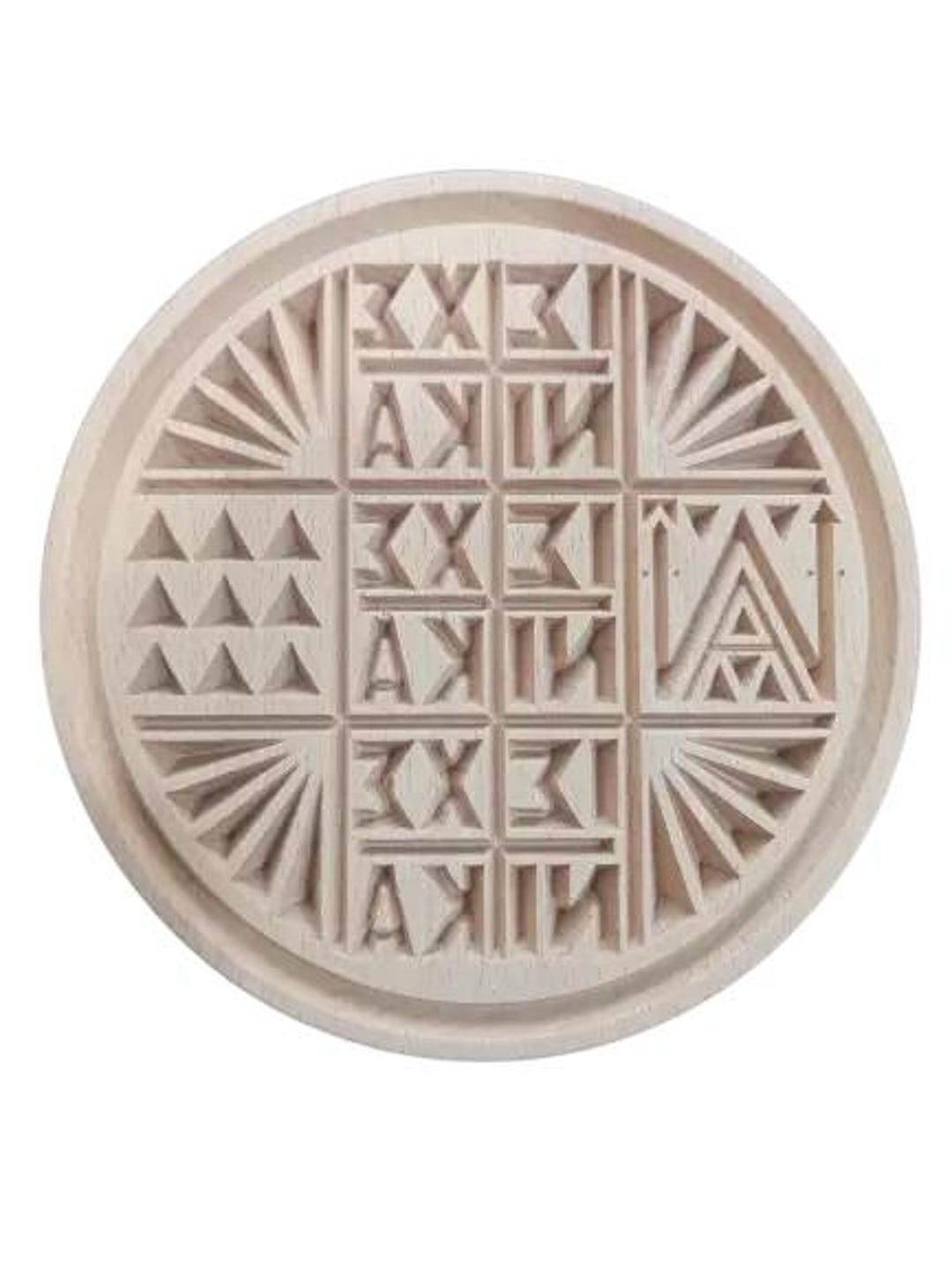 Traditional Greek Orthodox Oak Wood Prosphora Seal Holy Bread Handmade ...