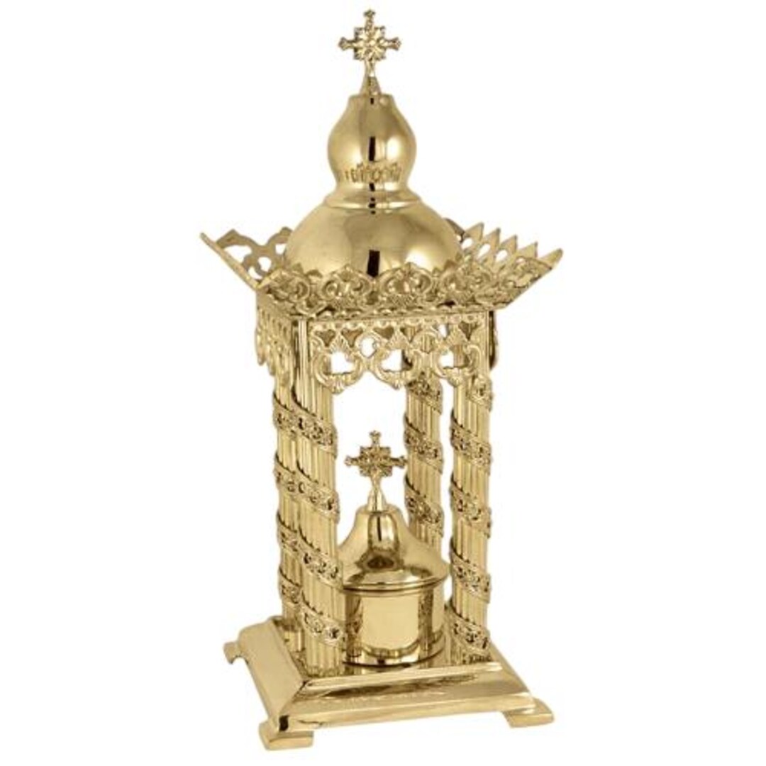 14" Greek Orthodox Safe Church Altar Holy Religious Brass Tabernacle ...