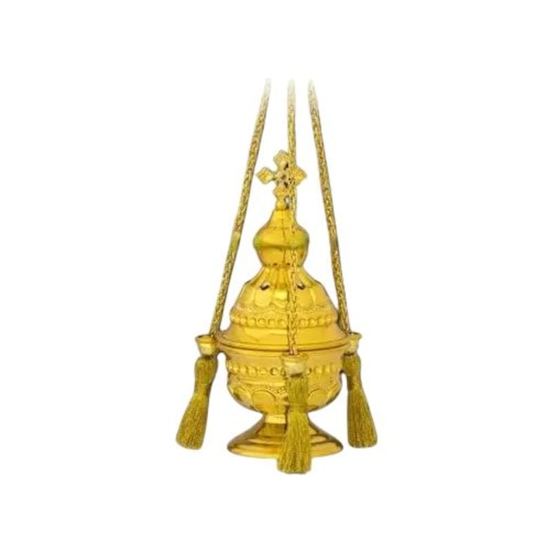 Blessed Greek Orthodox Authentic Anointing Aromatic Myrrh Oil Thurible ...