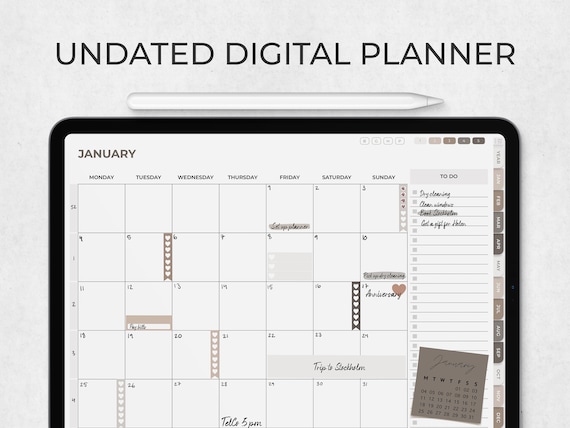 Paper & Party Supplies Calendars & Planners Notability Digital Planner ...