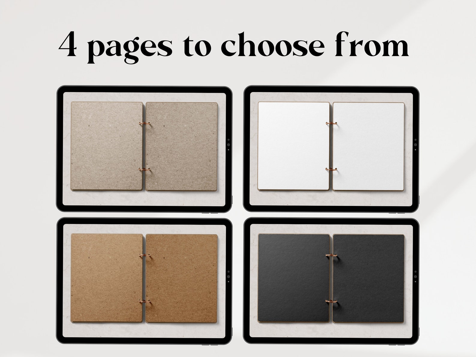 Digital Scrapbook Binder, Kraft Paper Digital, Memory Book, Photo Album ...