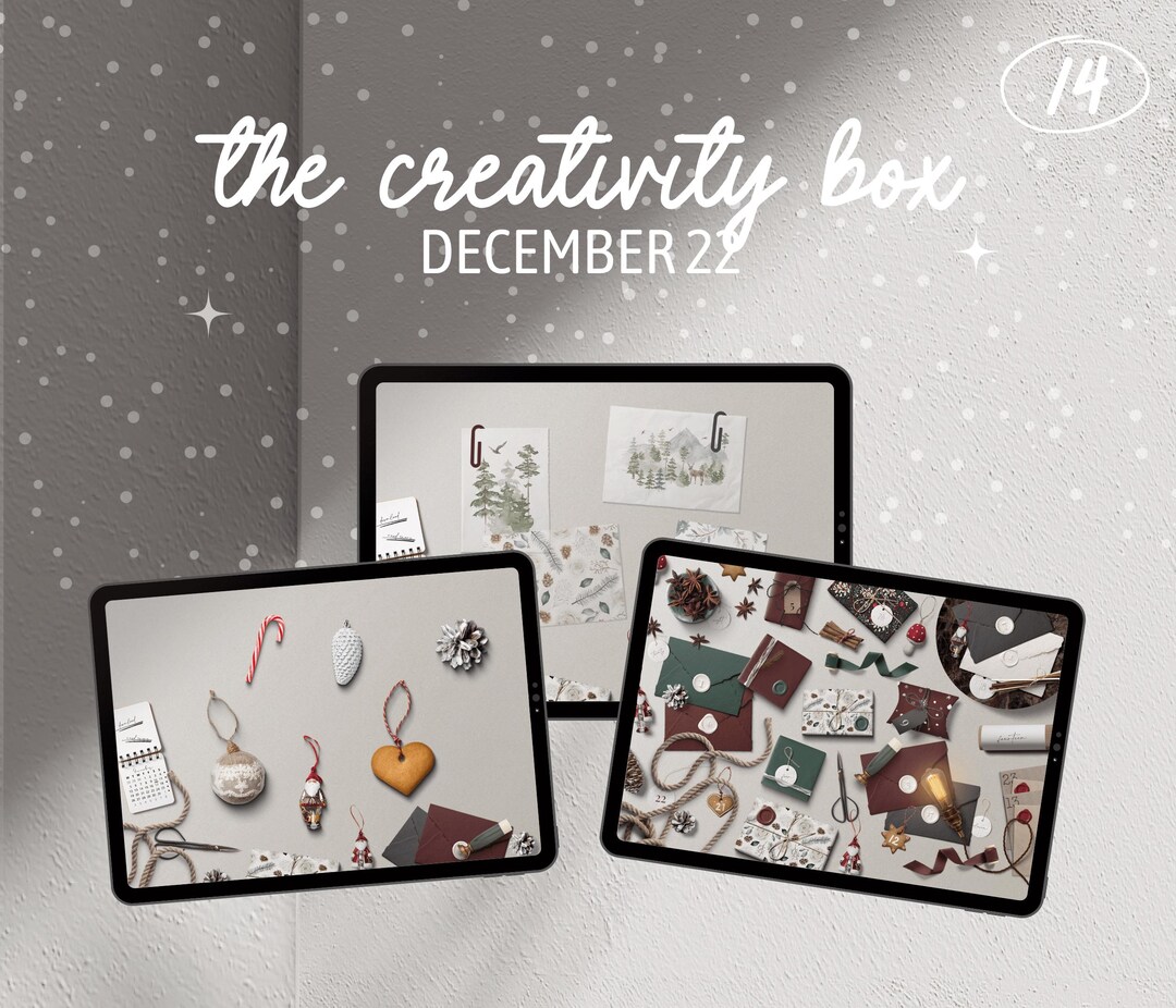 Nr 14 - the Creativity Box - December 2022 - Digital Planner, Digital ...