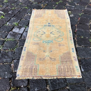 Boho Deco, Turkish Rug, Vintage Rug,doormat Rug, Handmade Rug, Home ...