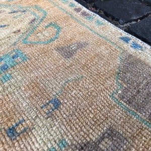 Boho Deco, Turkish Rug, Vintage Rug,doormat Rug, Handmade Rug, Home ...