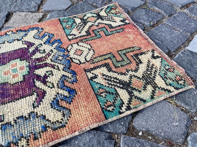Boho Deco Turkish Rug Vintage Rugdoormat Rug Handmade Rug - Etsy