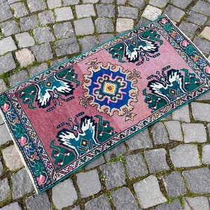 Boho Deco Turkish Rug Vintage Rugdoormat Rug Handmade Rug - Etsy