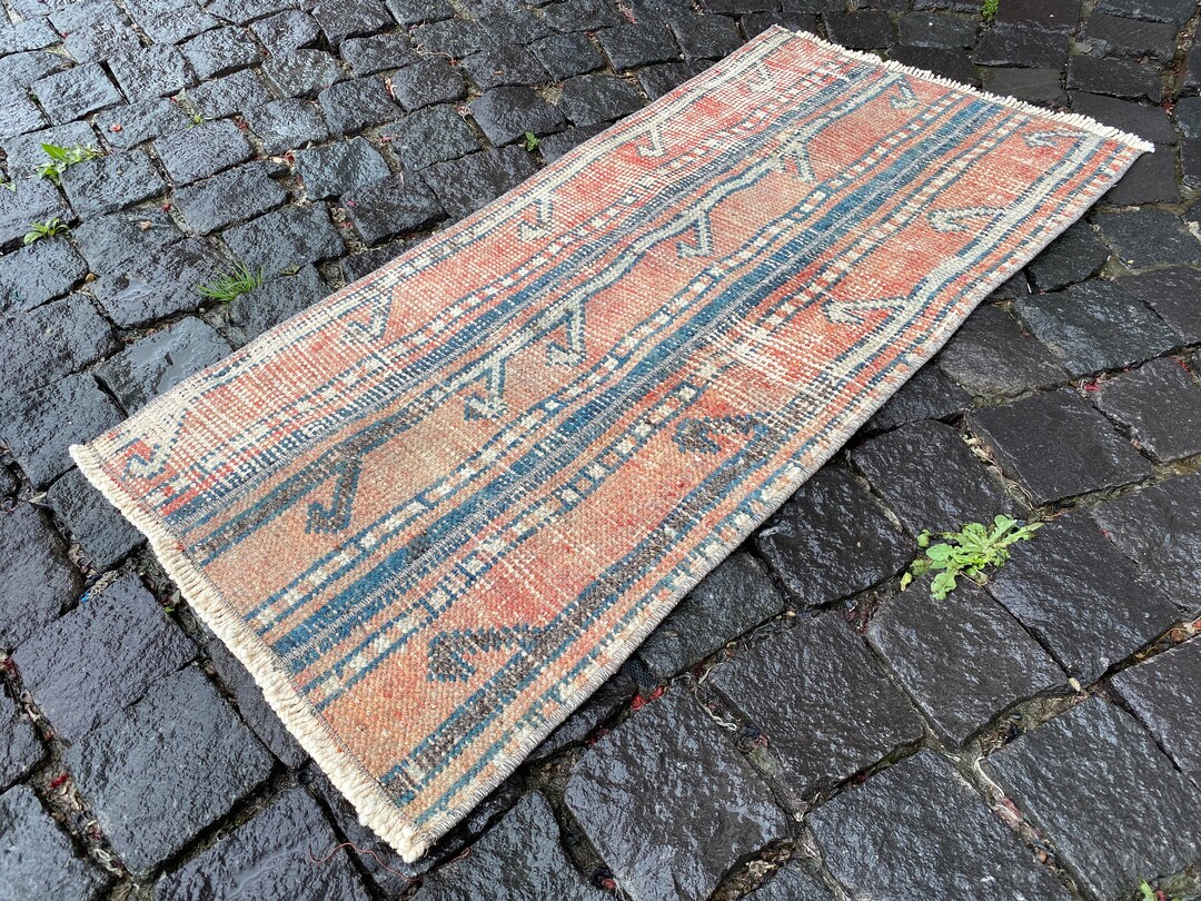 Patchwork Rug, Doormat Rug, Vintage Rug, Turkish Rug, Boho Deco ...