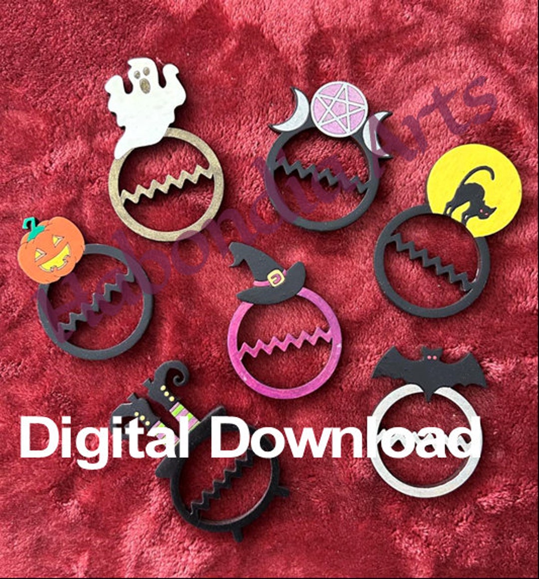 Halloween Hair Sliders Digital Download to Make Your Own Using a ...