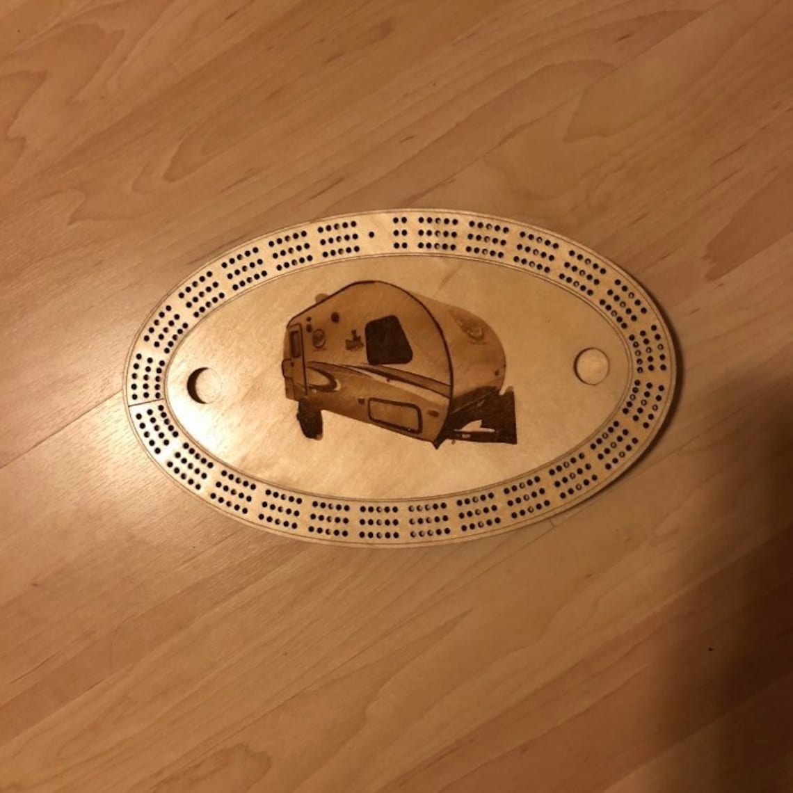 Oval Cribbage Board Digital Download SVG, PDF With Photo and ...