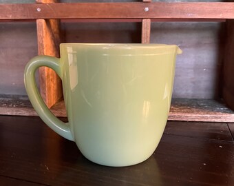 Jadeite Fire King Ball Pitcher Vintage - Etsy