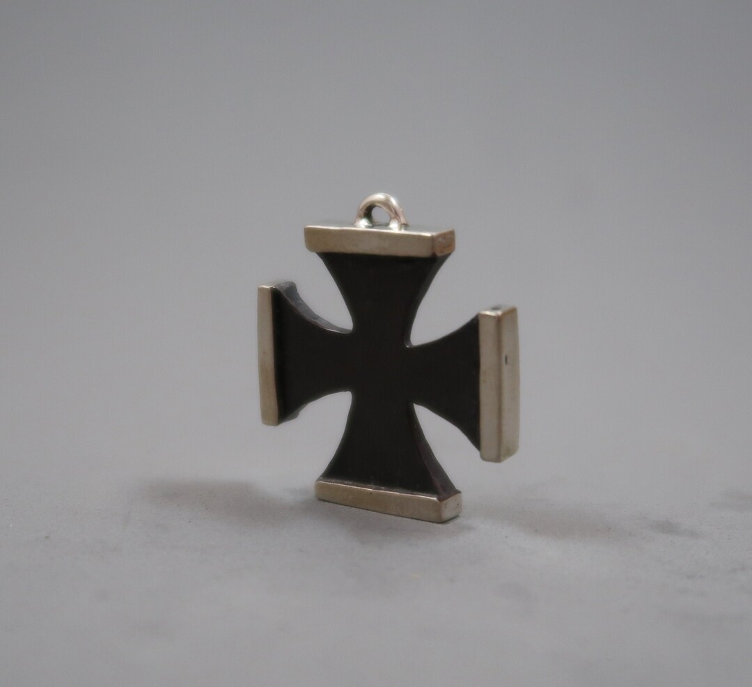 Square Cross - Two-sided - Original, Hand Carved, and Cast in Sterling ...
