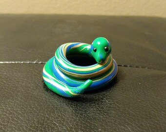 Polymer clay snake | Etsy