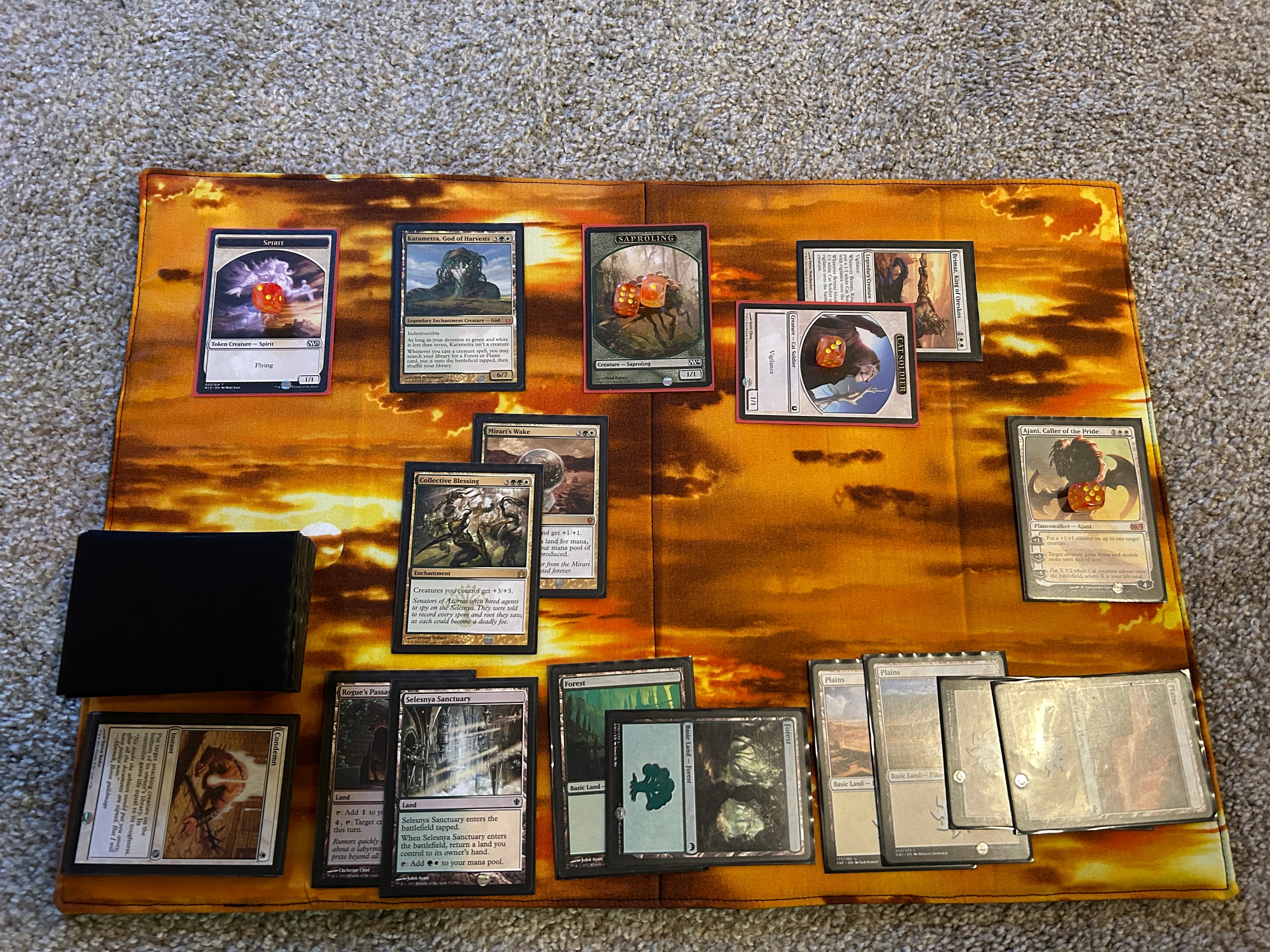 Card Players Mat, Play Mat, Game Mat - Etsy