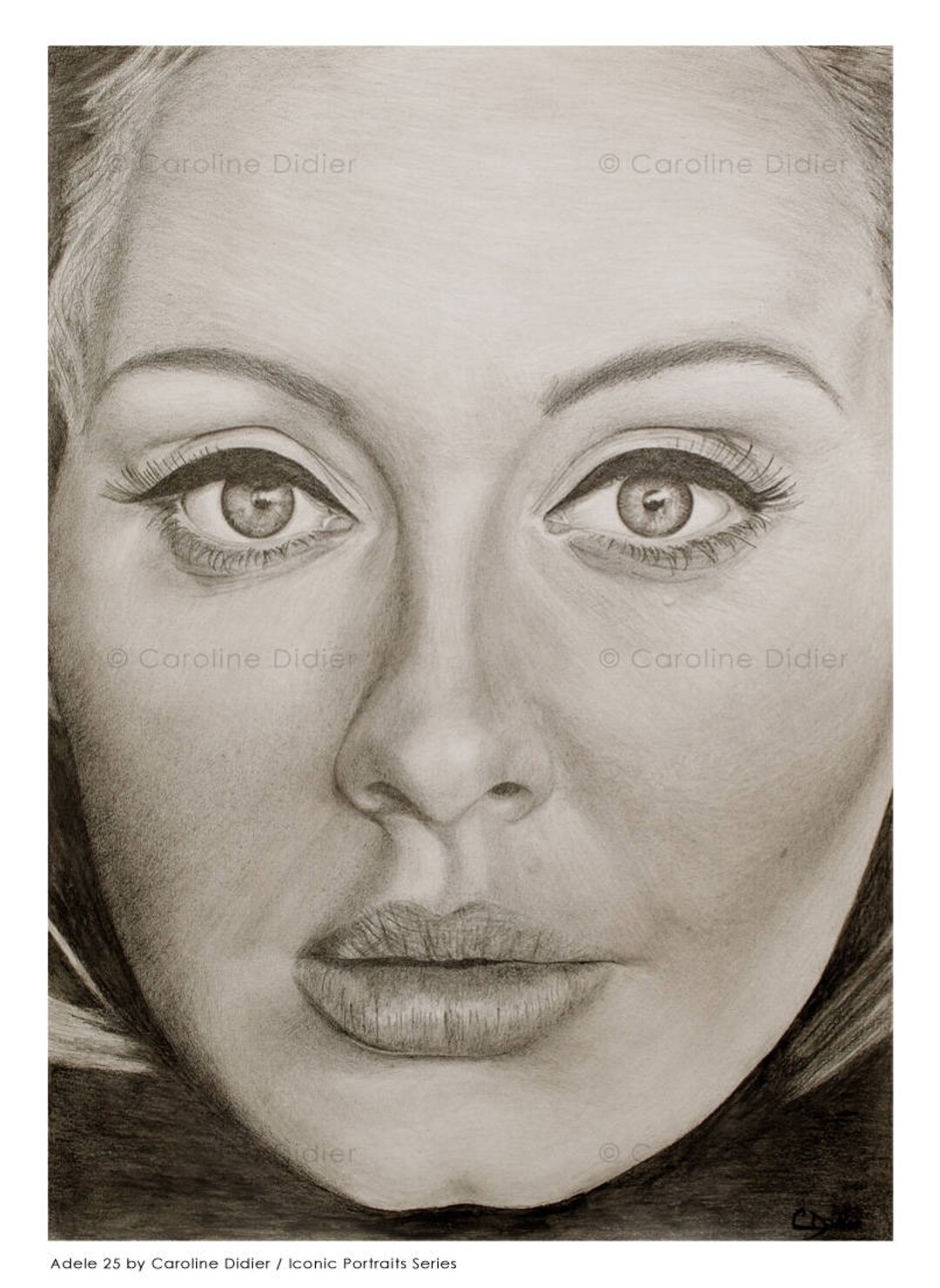 Drawing Adele-numbered Art Draw - Etsy