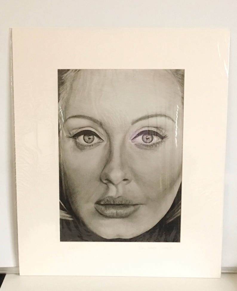 Drawing Adele-numbered Art Draw - Etsy