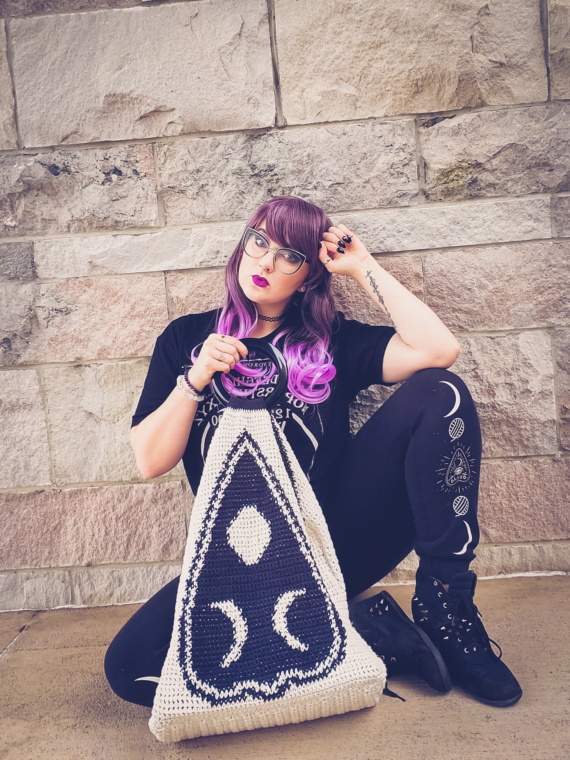 Ouija Tote Bag, Crochet Pattern - Etsy