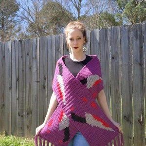 Slasher Flick Crochet Scarf Pattern - Etsy