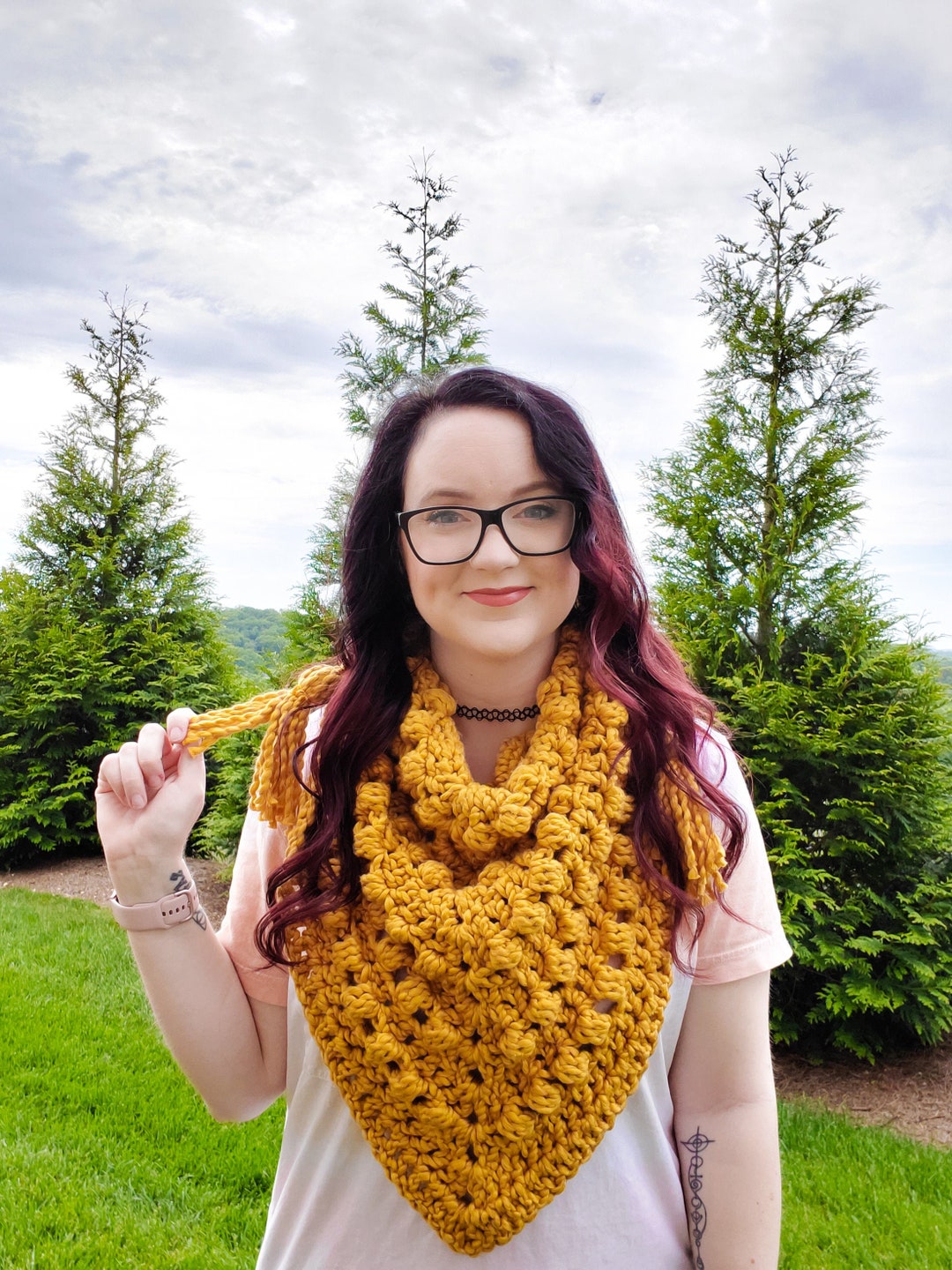 Scorpio Triangle Scarf Crochet Pattern - Etsy