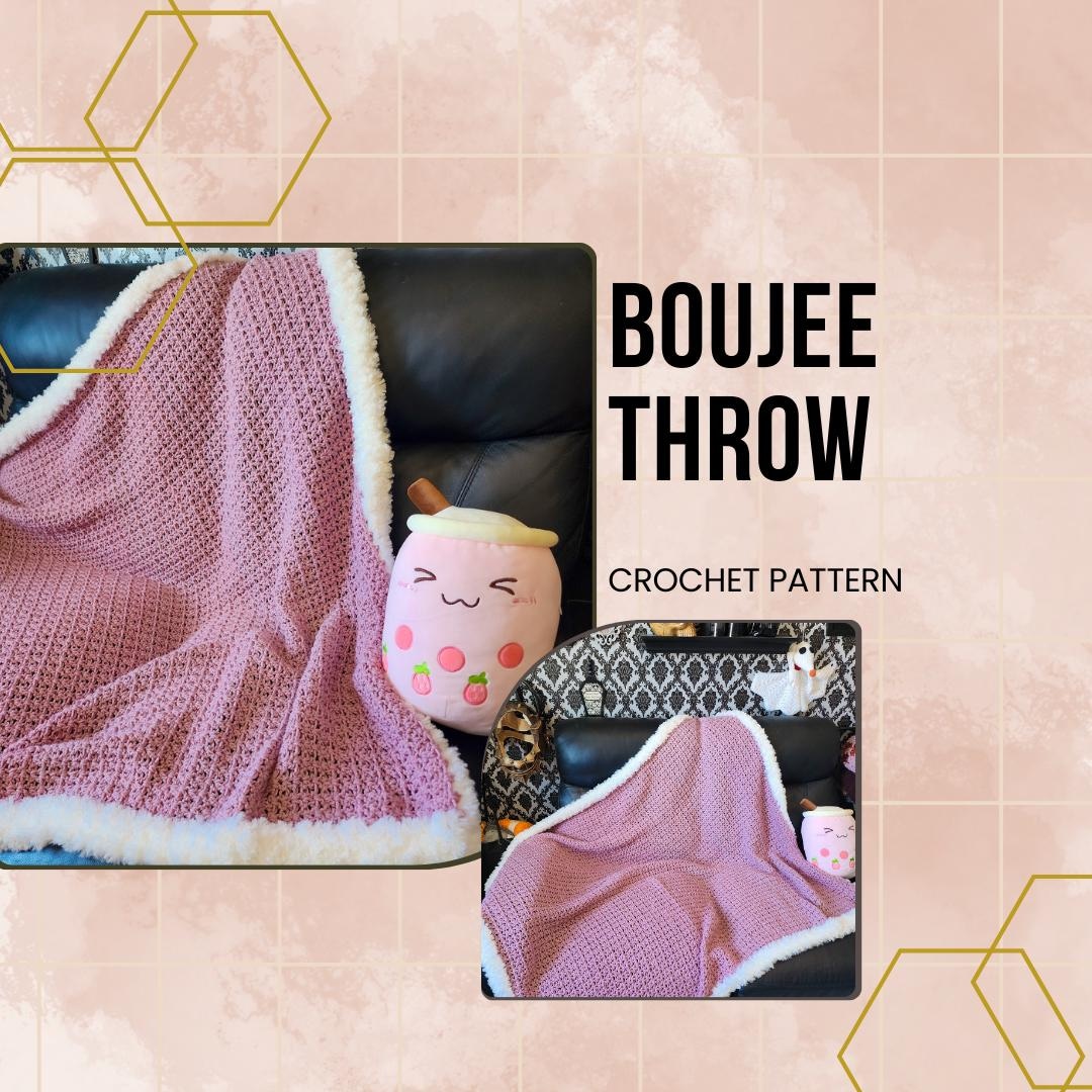Boujee Throw Crochet Pattern - Etsy