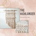 The Highlander Crochet Wall Hanging Pattern - Etsy