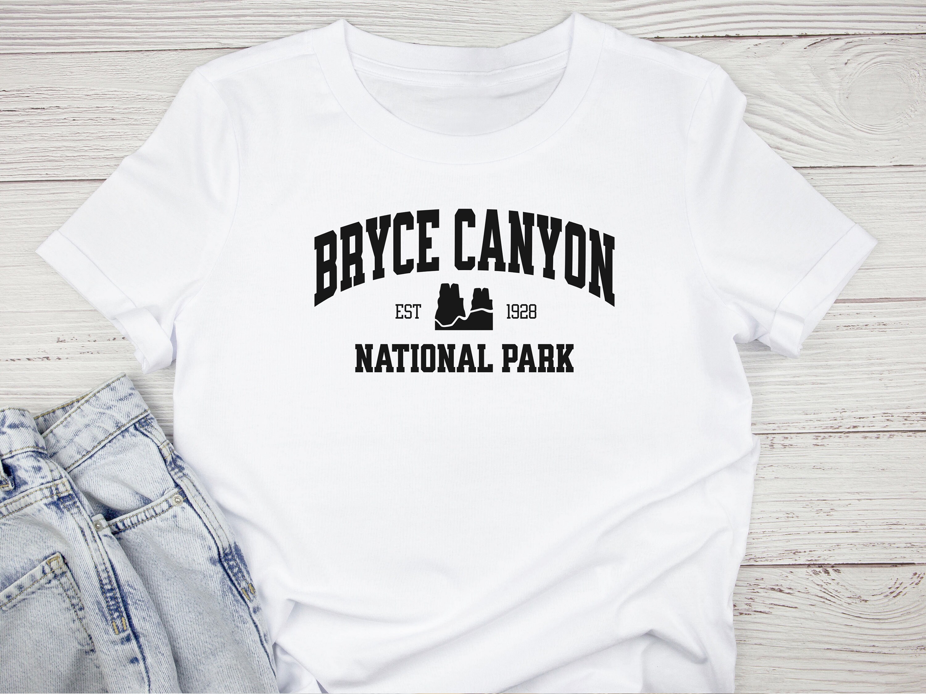 Bryce Canyon National Park T-shirt Outdoors Utah Tshirt Nature Tee ...