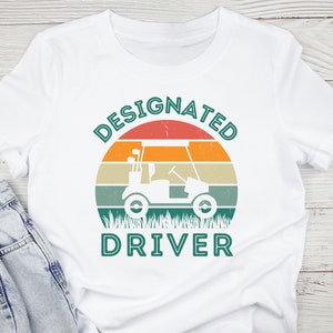 Designated Driver Unisex T-shirt, Golf Cart Jersey Tshirt, Golfer Short ...