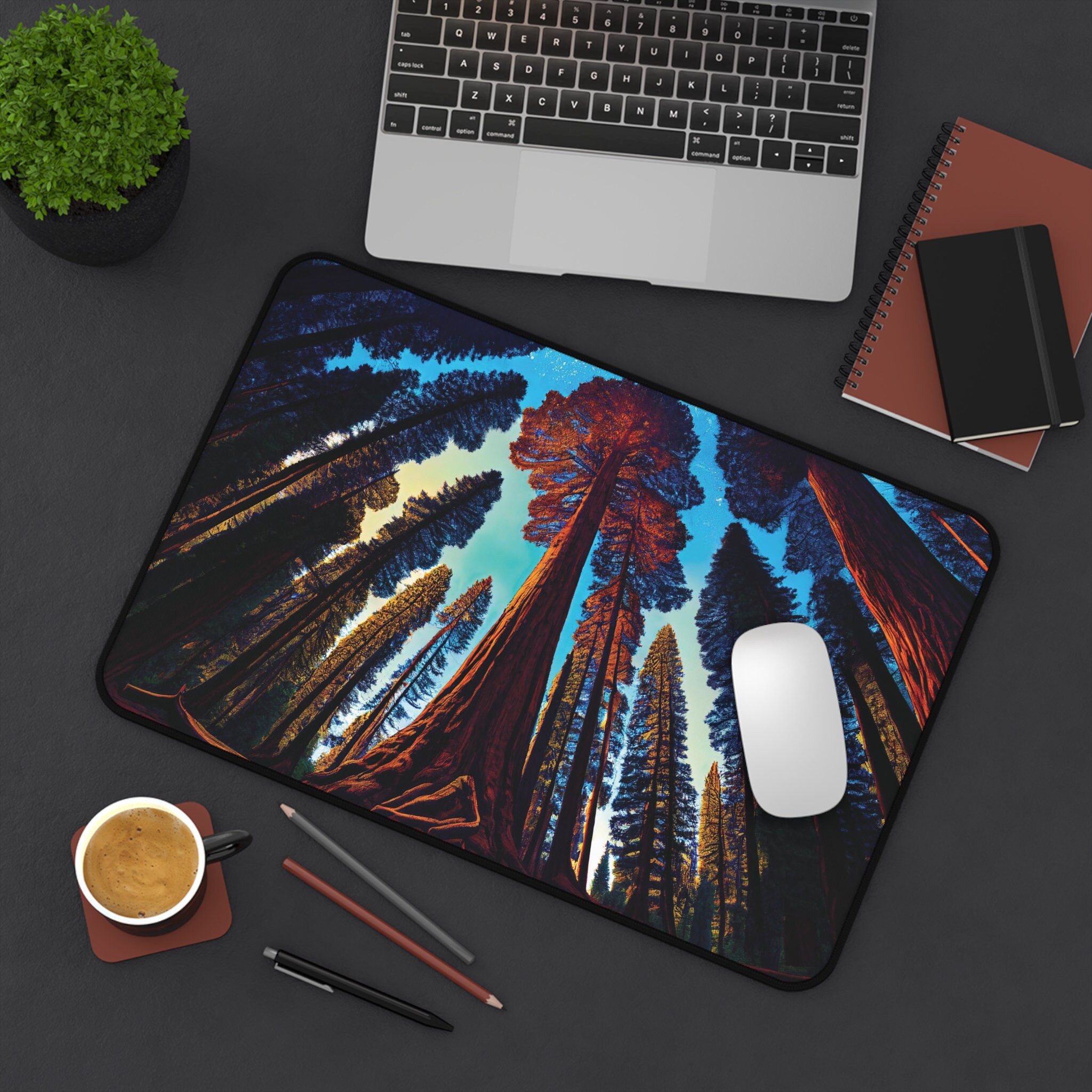 Sequoia Trees Desk Mat National Park Deskmat California Home Office ...