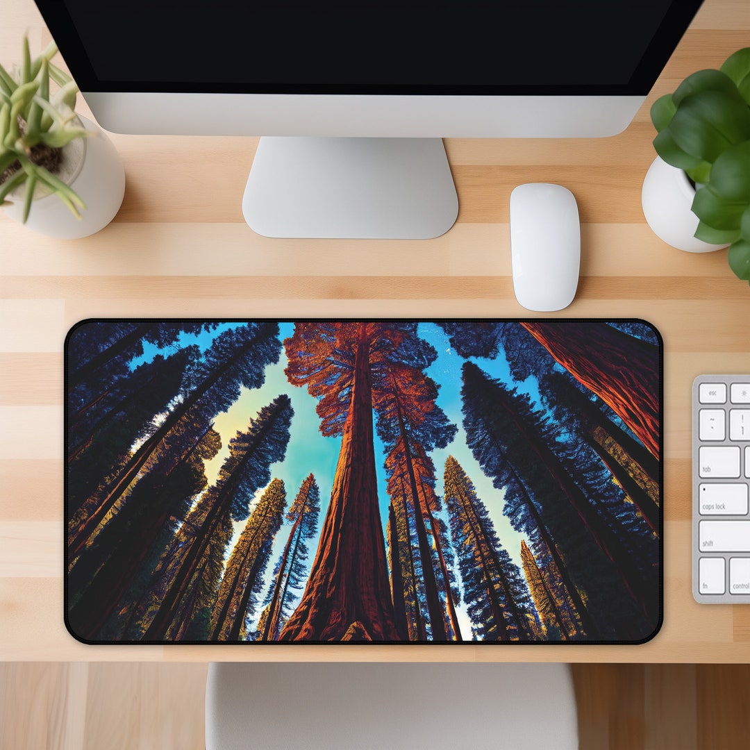 Sequoia Trees Desk Mat National Park Deskmat California Home Office ...