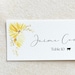 Floral Place Cards Printed, Rustic Wedding Decor, Sunflower Name Tags ...