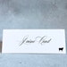 Personalized Place Cards With Meal Preferences, Standing Place Card ...