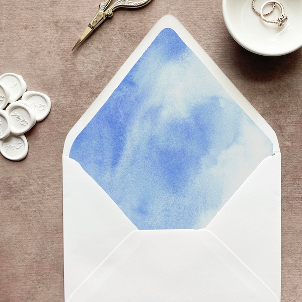 Blue Envelope - Etsy
