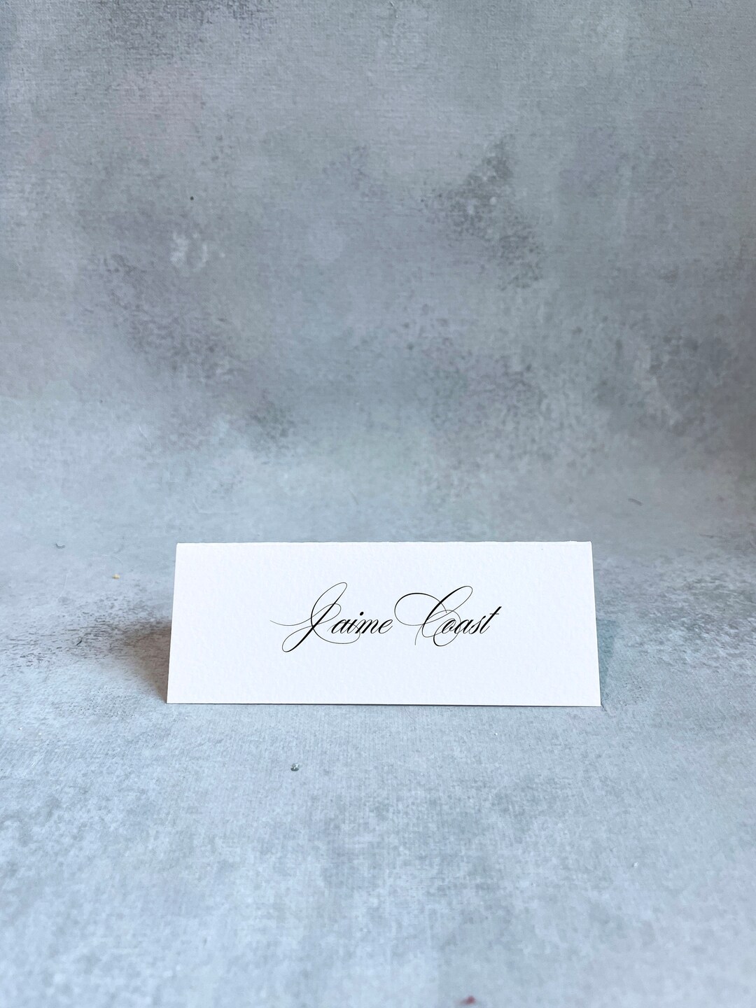 Tented Place Cards Printed, Folded Name Cards Wedding, Calligraphy ...