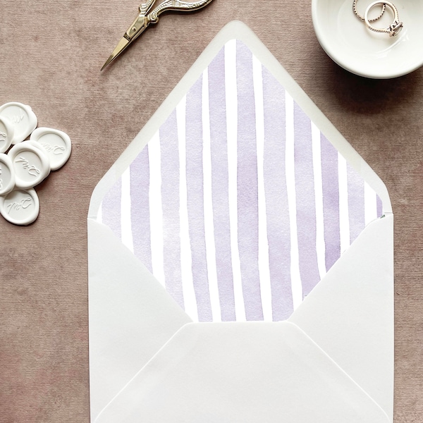 Striped Envelope - Etsy